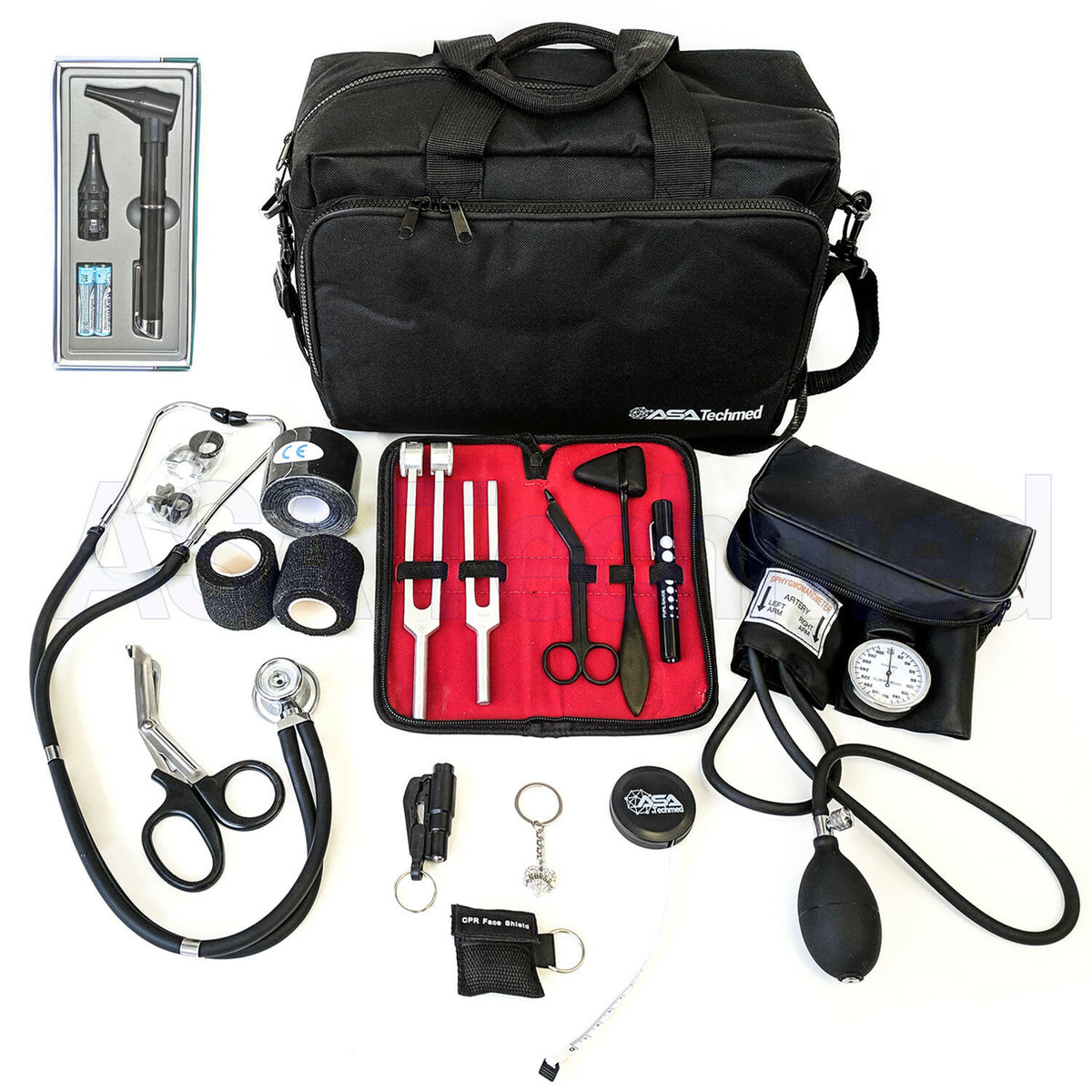 Nurse Starter Kit Stethoscope Blood Pressure Monitor and More - 18 Pie ...